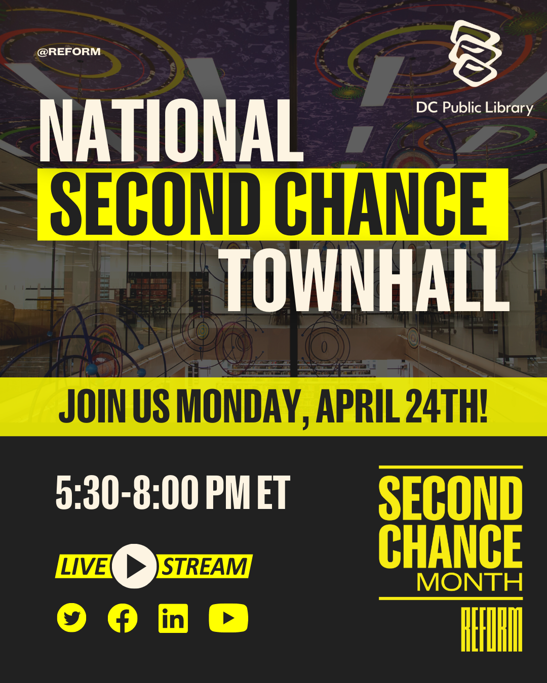 National Second Chance Town Hall : Stories of Succesful Reentry