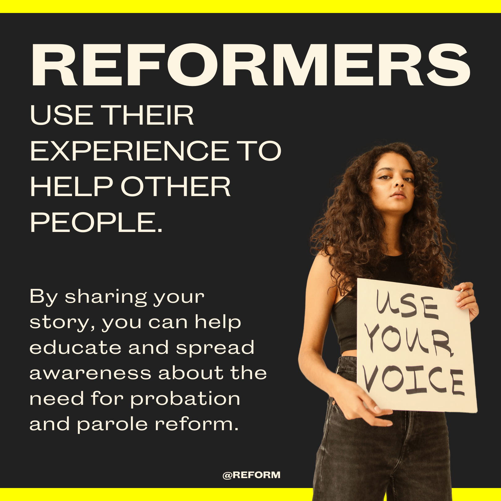 Share your story with REFORM